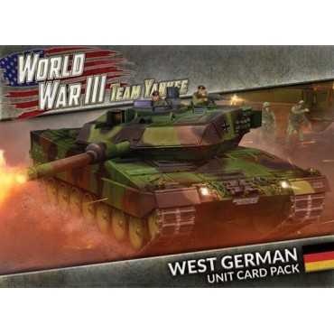 WWIII: West German Unit Cards (51x Cards) -- Preorder
