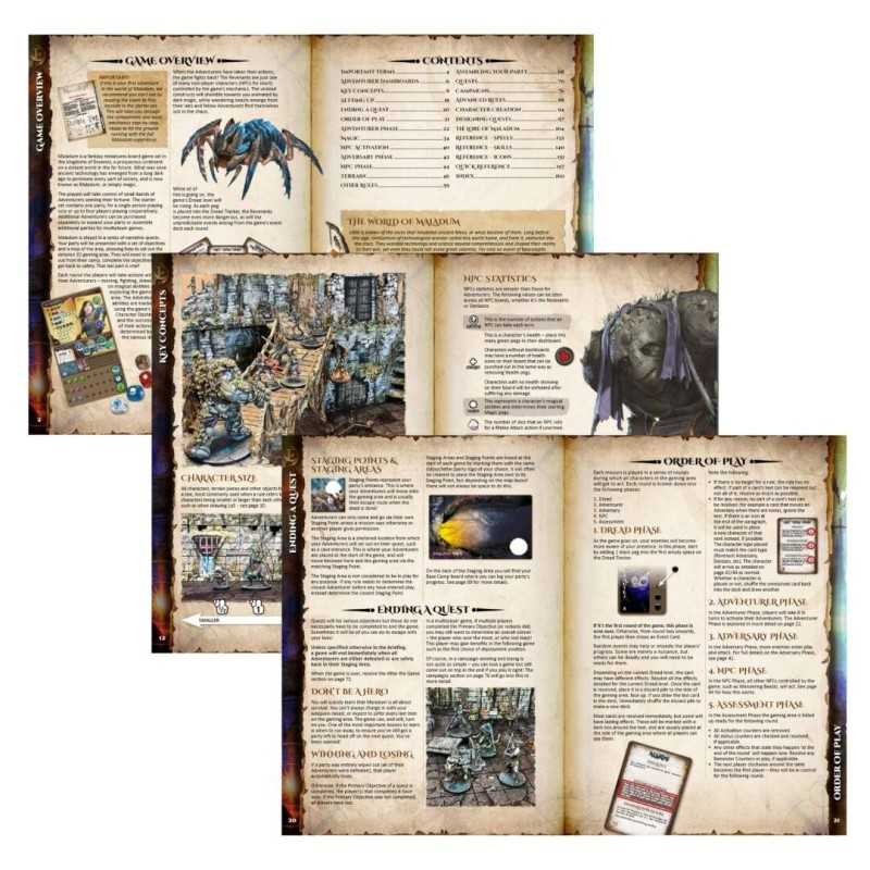 Maladum Deluxe Rulebook (Spanish) -- Preorder