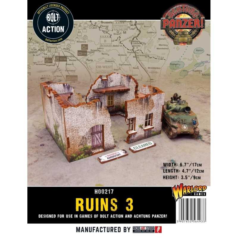 WW2 Normandy Achtung Panzer Ruins 3 (Prepintado)
