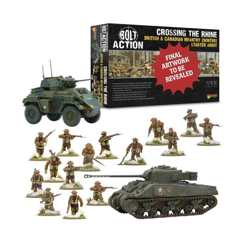 British & Canadian Infantry (Winter) Starter Army "Crossing The Rhine"