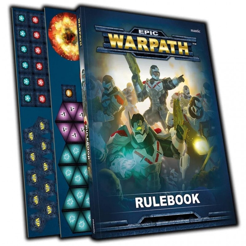Epic Warpath: Rulebook and token set (Castellano) -- Preorder