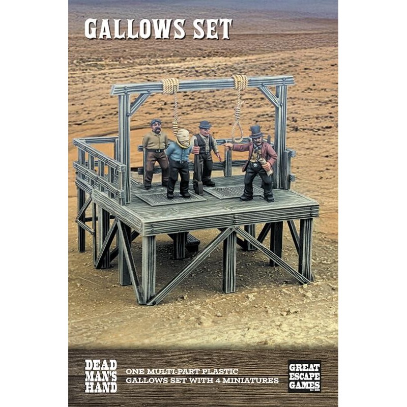 Dead Man’s Hand Gallows + 4 Miniaturas -- Preorder