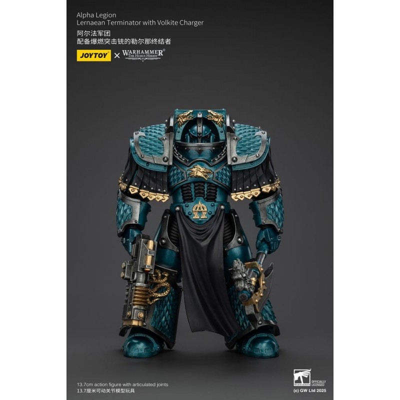 THH Figura Alpha Legion Lernaean Terminator with Volkite Charger 20 cm