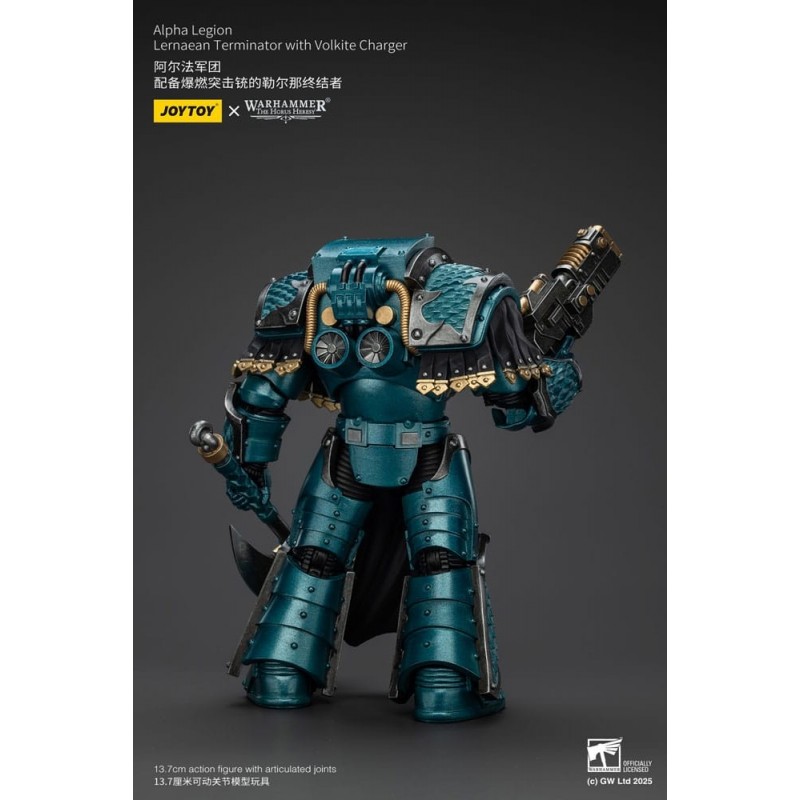 THH Figura Alpha Legion Lernaean Terminator with Volkite Charger 20 cm