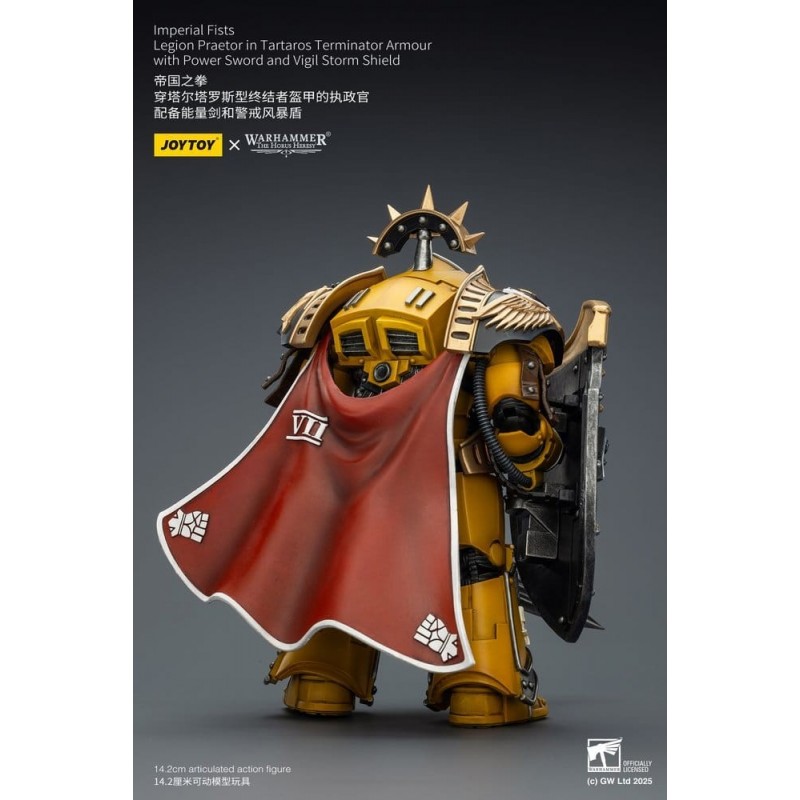 Imperial Fists Figura Legion Praetor in Tartaros Terminator with Power ...