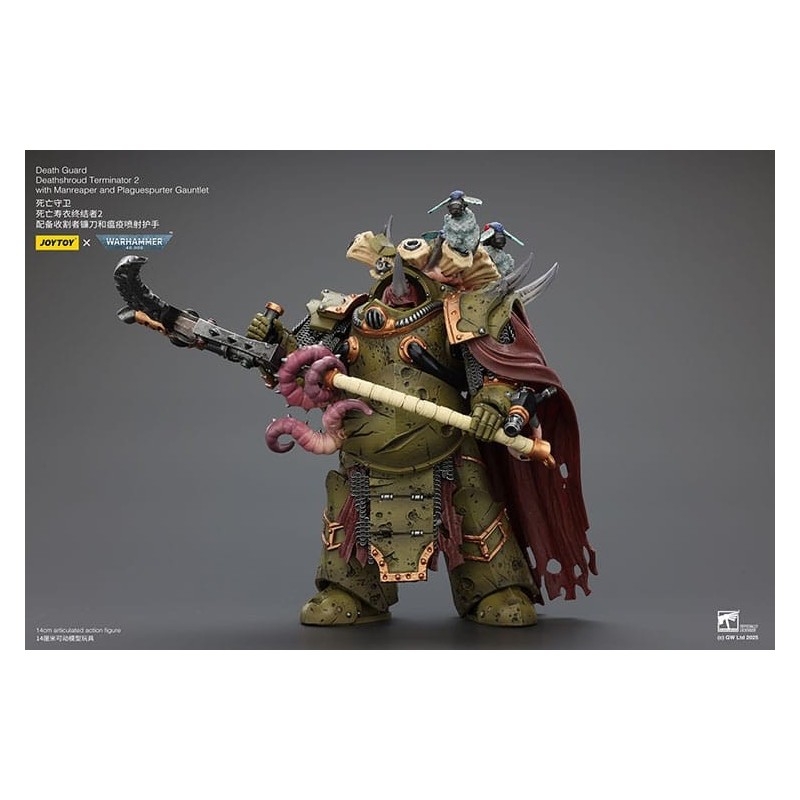 Figura 1/18 Death Guard Deathshroud Terminator 2 with Manreaper and ...